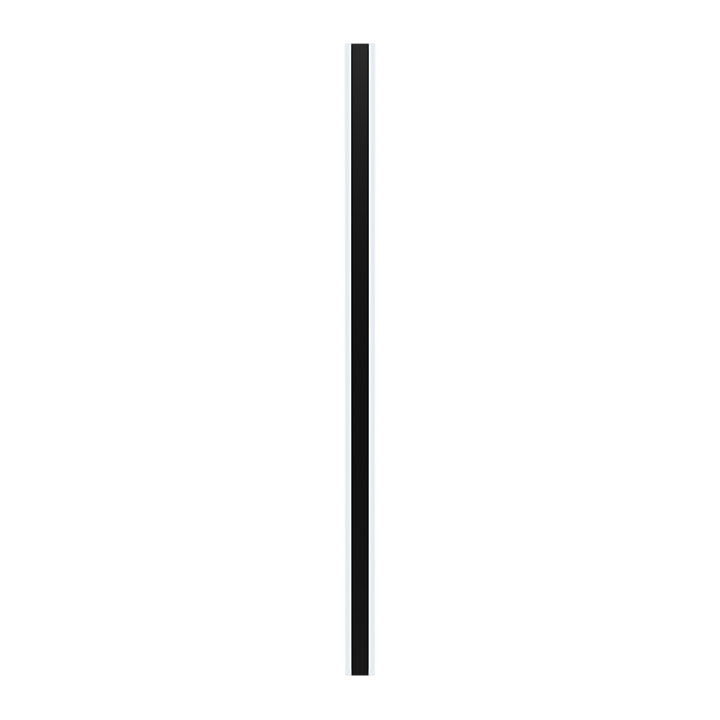 Haylen 59-Inch Modern Black Outdoor LED Wall Light, 3-Color Remote Dim