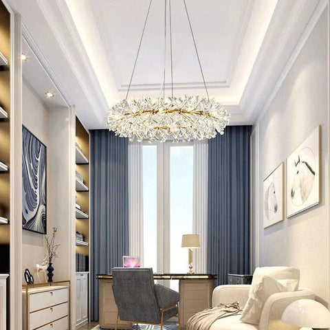 Luxury Isabel Ring Crystal Chandelier – Valley Lamps