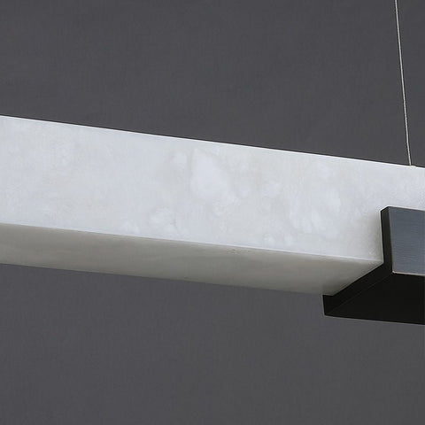 Alabaster Linear Dining Chandelier – Valley Lamps