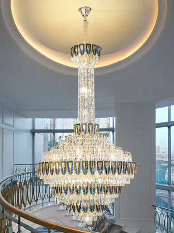 Extra Large Multi-tiered Empire Crystal Chandelier for Big Hallway/Foy ...