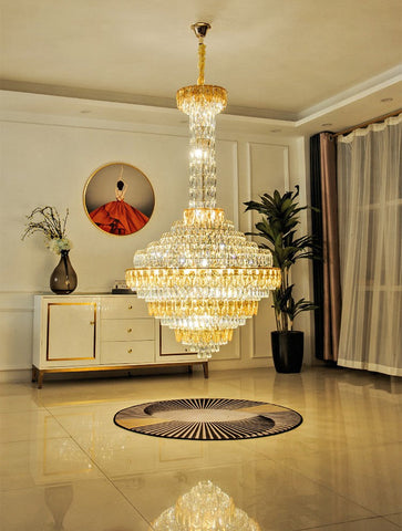 Extra Large Multi-tiered Empire Crystal Chandelier for Big Hallway/Foy ...
